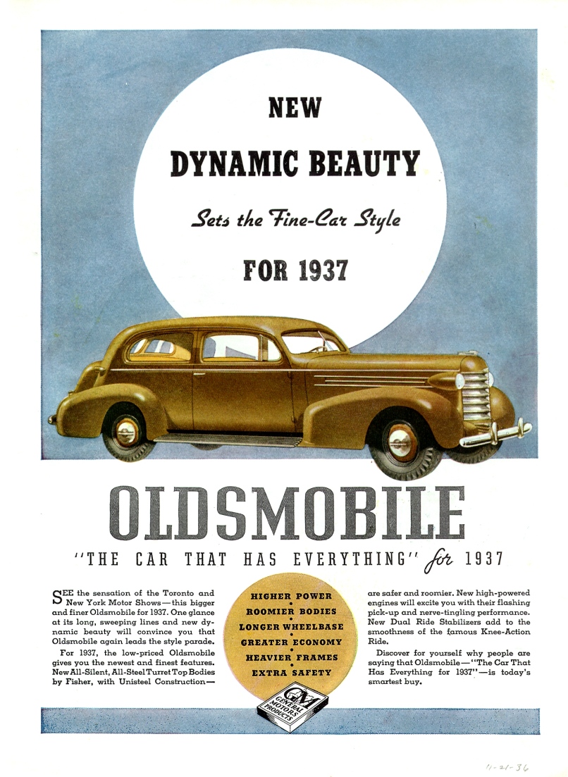 1930s Car Ads